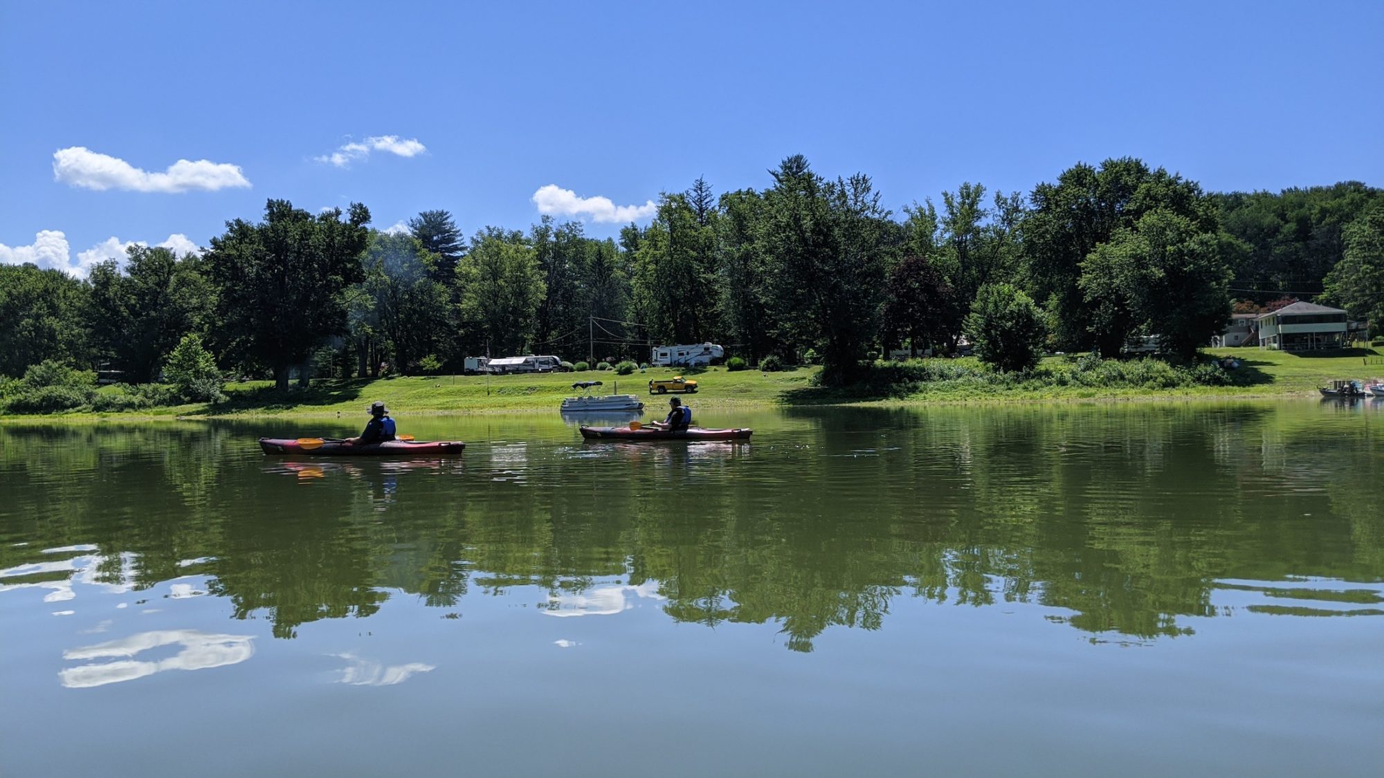 Poconos Camping And Kayaking At Keen Lake - My Family Travels