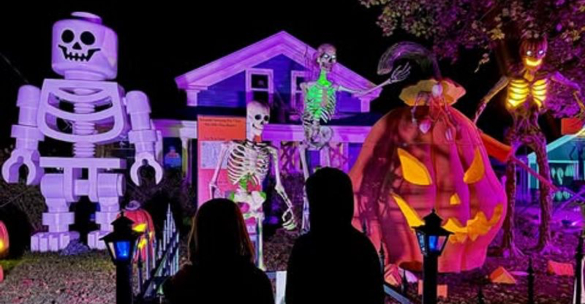 Inside the Ohio Town Where Every House Competes for the Most Over the ...