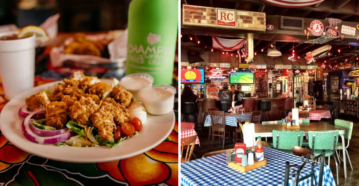The Fried Chicken At This Alabama Diner Is Crispy, Juicy, And Unforgettable