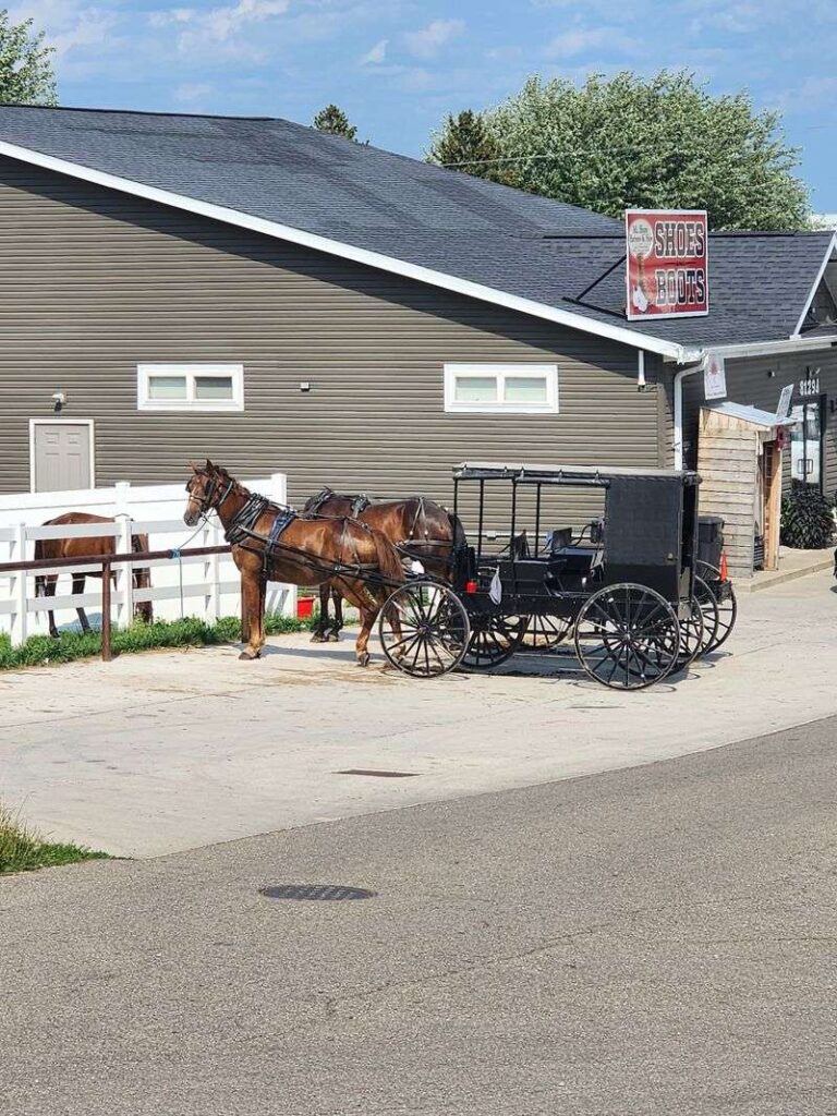 Where Ohio’s Modern Highways Suddenly Turn Into Amish Dirt Roads