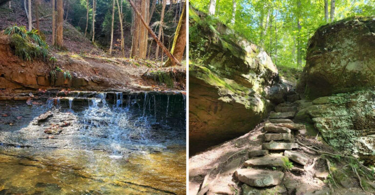 A Hidden Waterfall in Southern Indiana Most Hoosiers Don’t Even Know Exists
