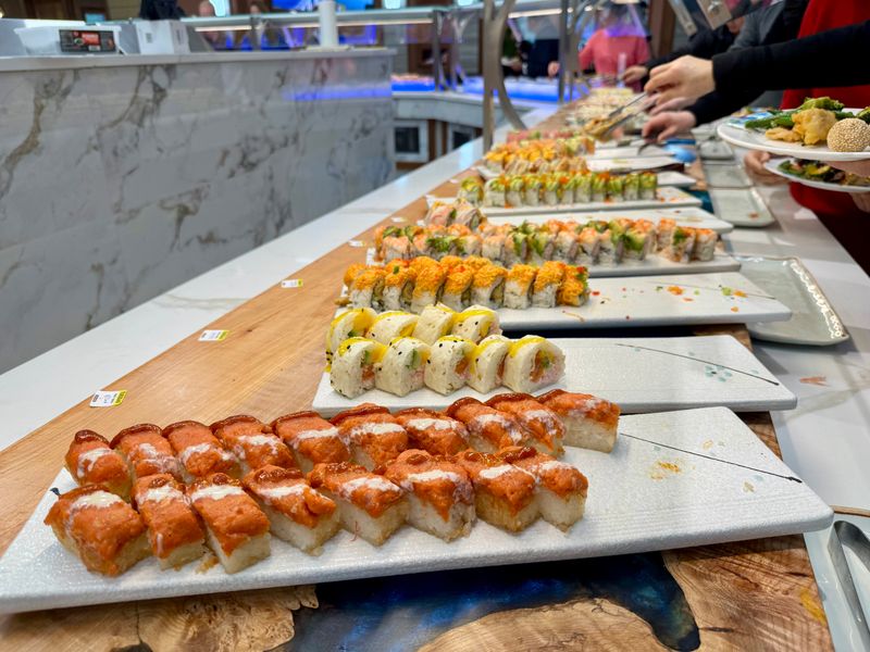 Endless Sushi, Seafood, and More at This Oregon Buffet