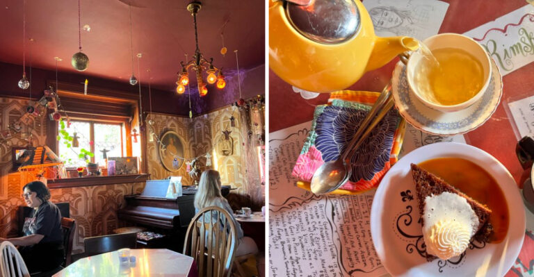 Oregon's Most Unusual Coffee Shop Is A Dark Victorian Gothic Masterpiece