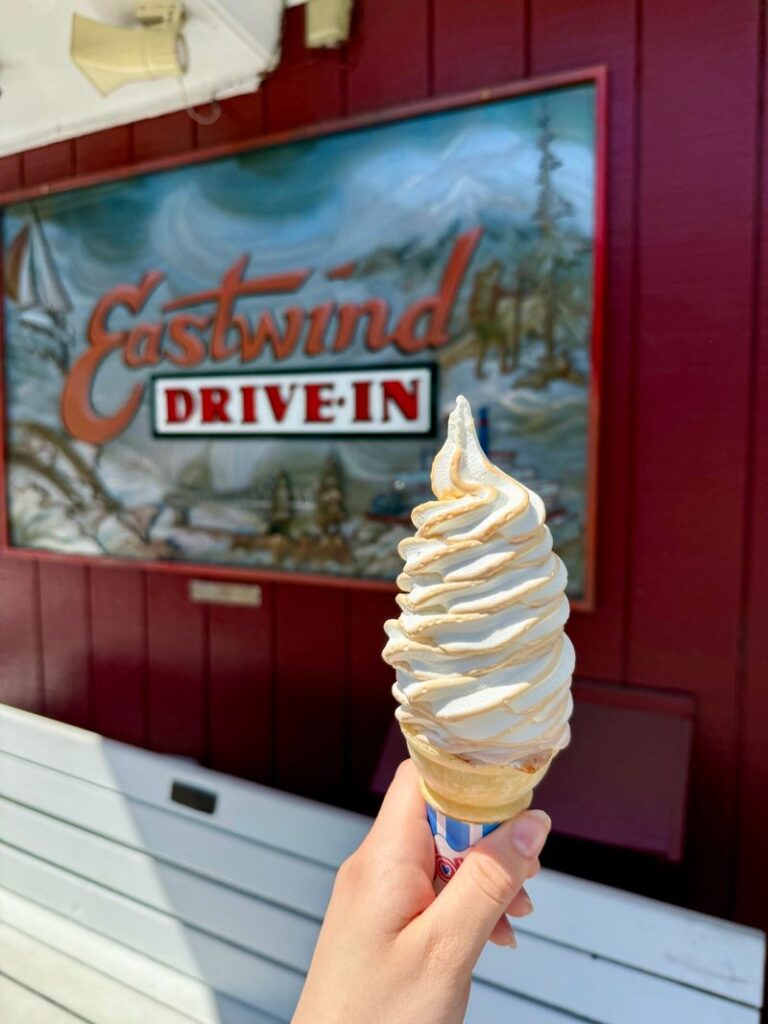 This Hidden Oregon Drive-In Is Serving Towering Ice Cream Dreams
