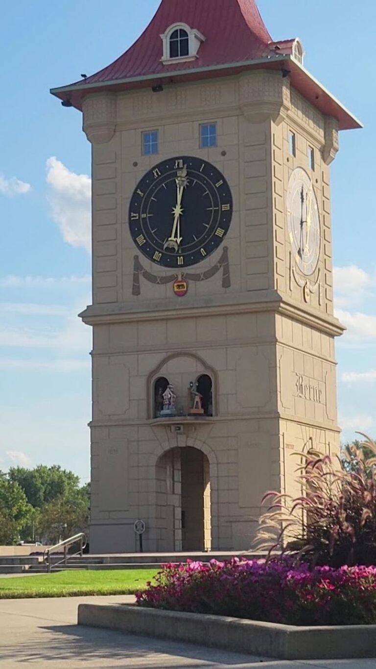 This Indiana Old-World Landmark Features a Clock Tower with a Daily ...