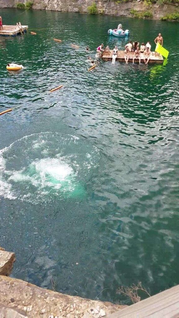 This Indiana Stone Quarry Features 30-Foot Deep Sapphire Water Tucked ...
