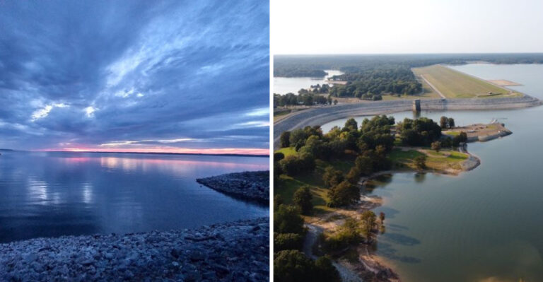 This Oklahoma Lake Looks Peaceful, Until You Notice What’s Changed