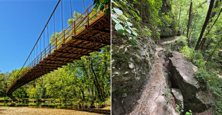 This Six-Mile Missouri Hike Takes You Across a Suspension Bridge and ...