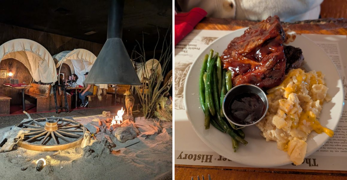 Eat Your Steak Inside a Wagon at This Utah Restaurant Where the ...