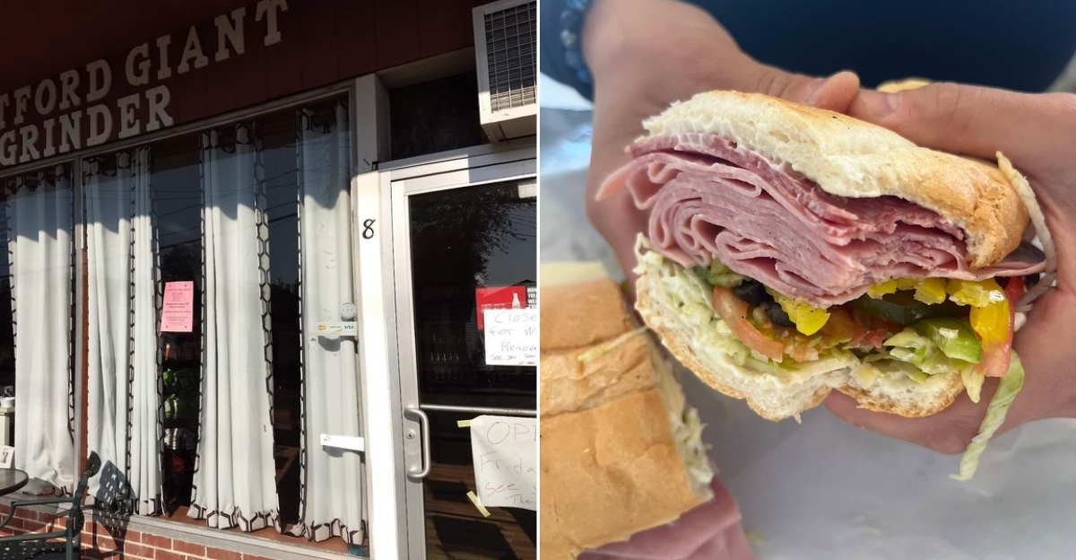 This Connecticut Sandwich Shop Serves An Oversized Grinder So Huge ...