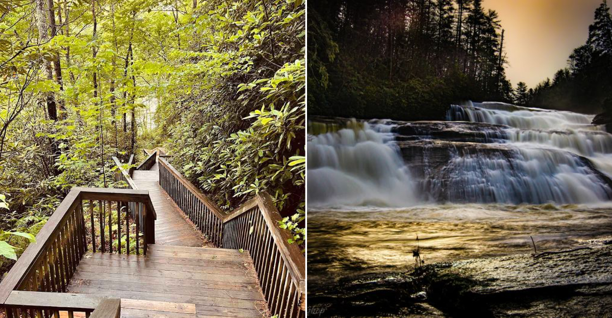 This Majestic North Carolina Waterfall Pathway Transforms A Simple ...
