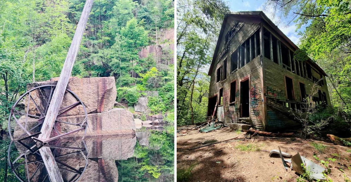 This Massive Flooded New Hampshire Quarry Secretly Holds Sunken ...