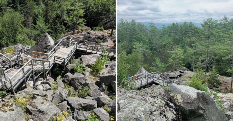 This Mysterious Underground Gorge In New Hampshire Hides A Thunderous ...
