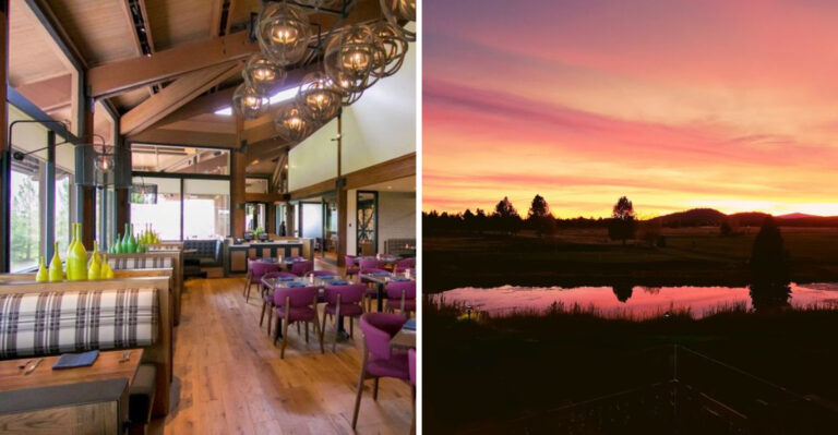 This Oregon Restaurant Has Floor-to-Ceiling Windows With a Sunset View ...
