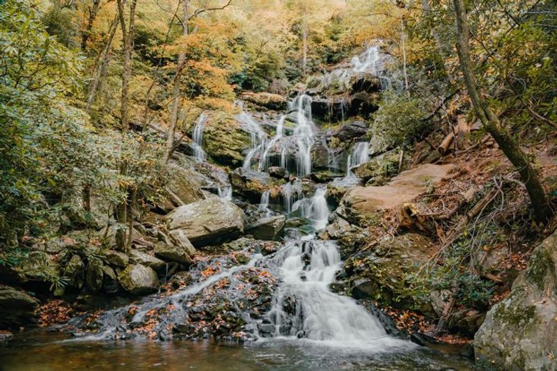 This North Carolina Waterfall Trail Climbs Past Cascades So Dramatic It ...